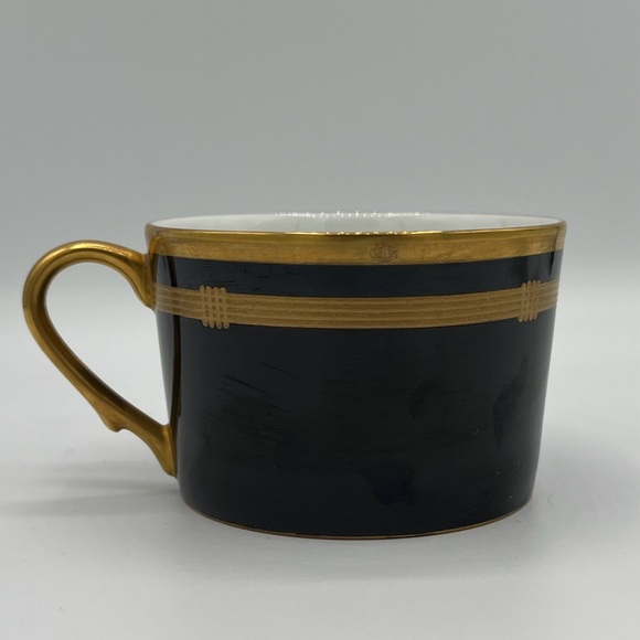 Dior | Dining | Christian Dior Fine China Tea Cup Gaudron Onyx Gold ...